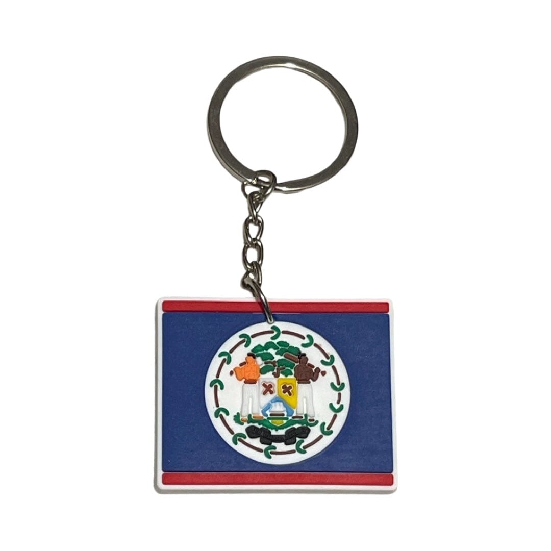 Belize Flag Keychain | CaribeHeart